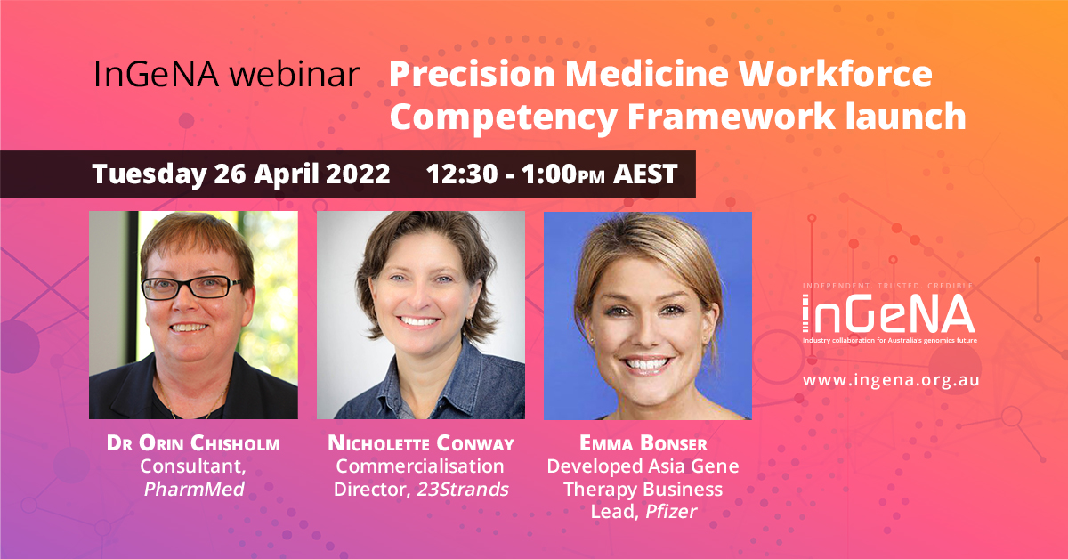 Webinar: Precision Medicine Workforce Competency Framework - InGeNA